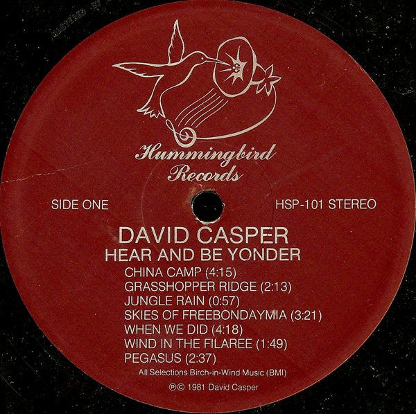 Buy David Casper : Hear And Be Yonder (LP, Album) for a great price at ...